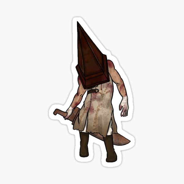 "Horror pyramid head" Sticker by Agraba-no-Sekai | Redbubble