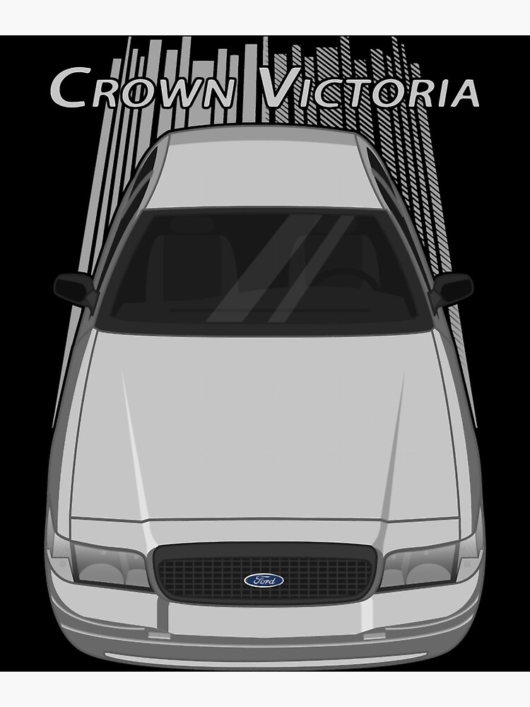 "Crown Victoria Outline - Police Interceptor " Poster for Sale by ...