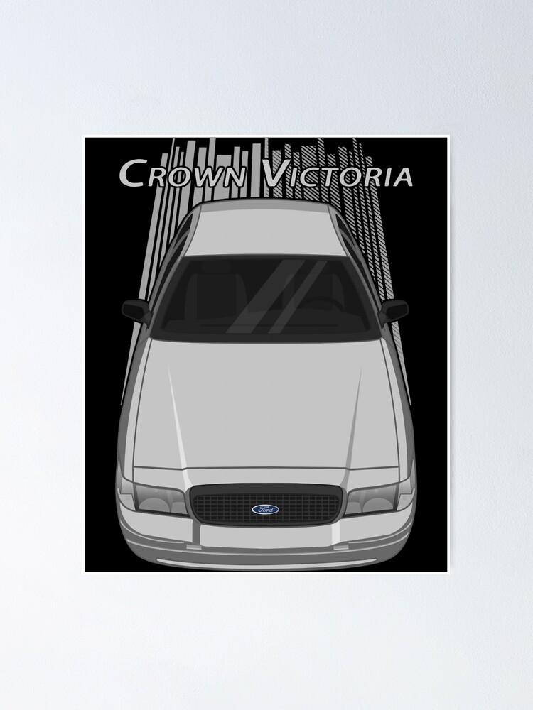 "Crown Victoria Outline - Police Interceptor " Poster for Sale by ...