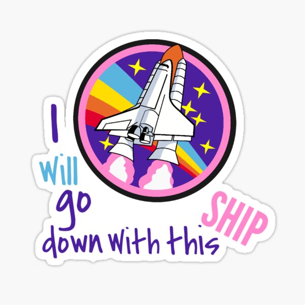 "Ship It" Sticker for Sale by thenerdyburrow | Redbubble