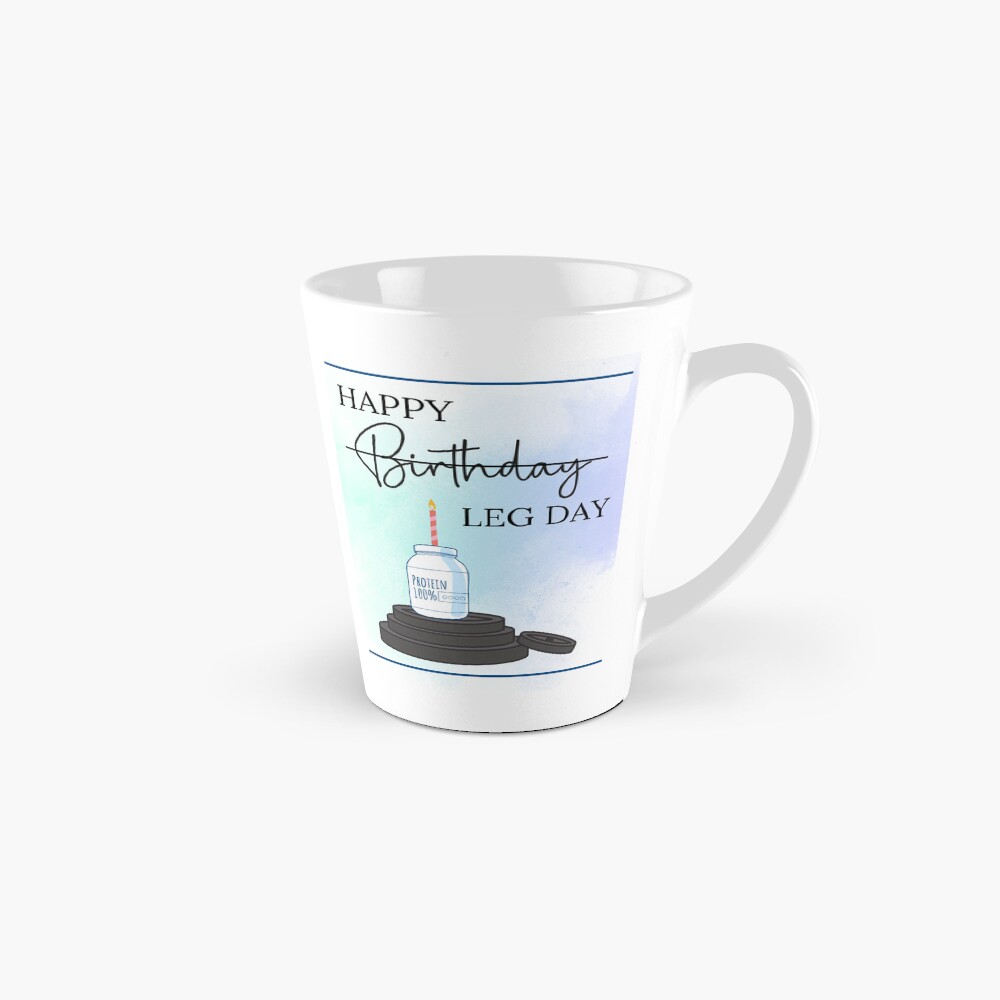 "Happy Birthday Leg Day - Gym Rat Bday Design" Greeting Card by ...