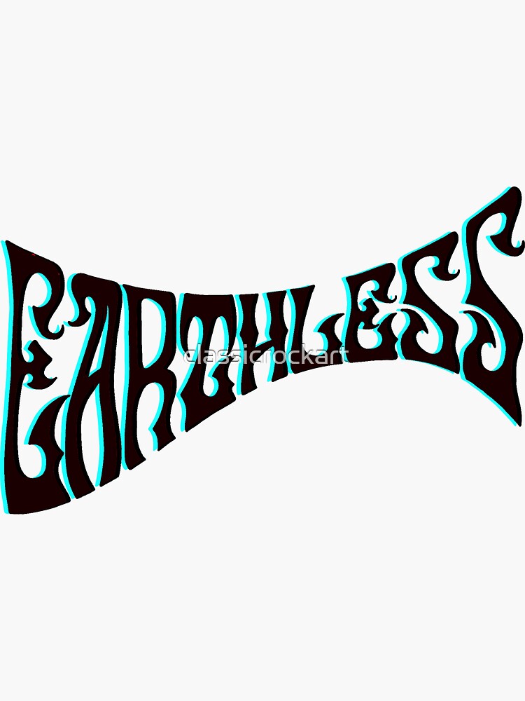 "Earthless Logo" Sticker for Sale by classicrockart | Redbubble