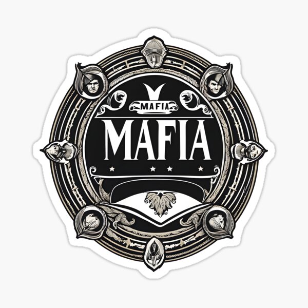 "Mafia-gangster" Sticker for Sale by duhnnae | Redbubble