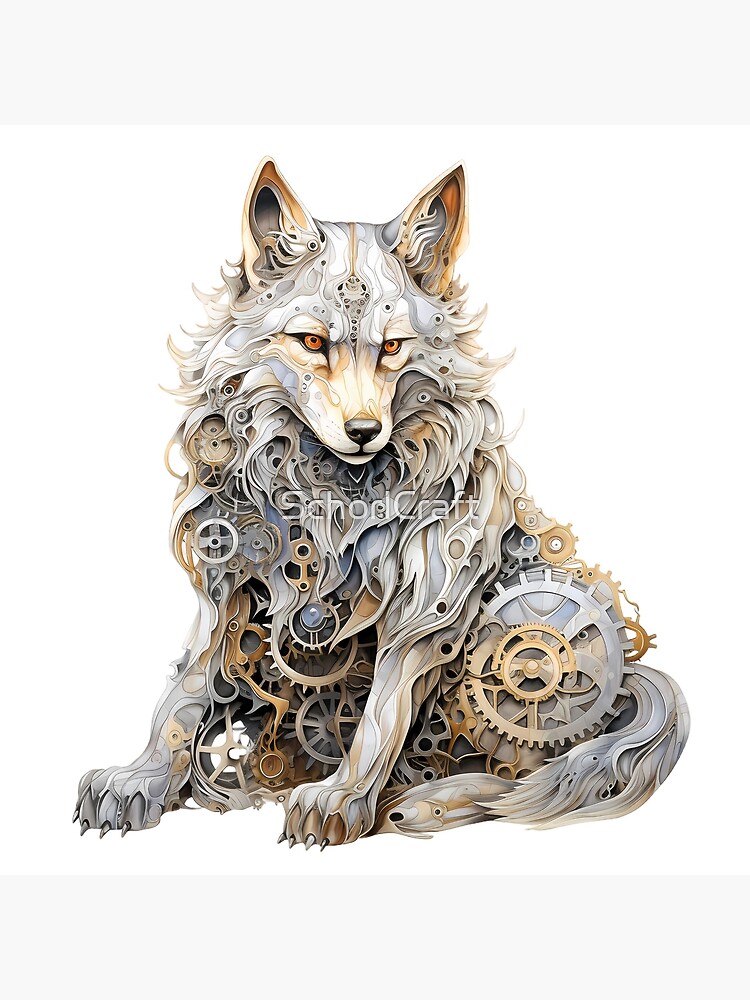 Clockwork Wolf Wallpaper New World Wolf Wallpaper 4K HD PC #1923b