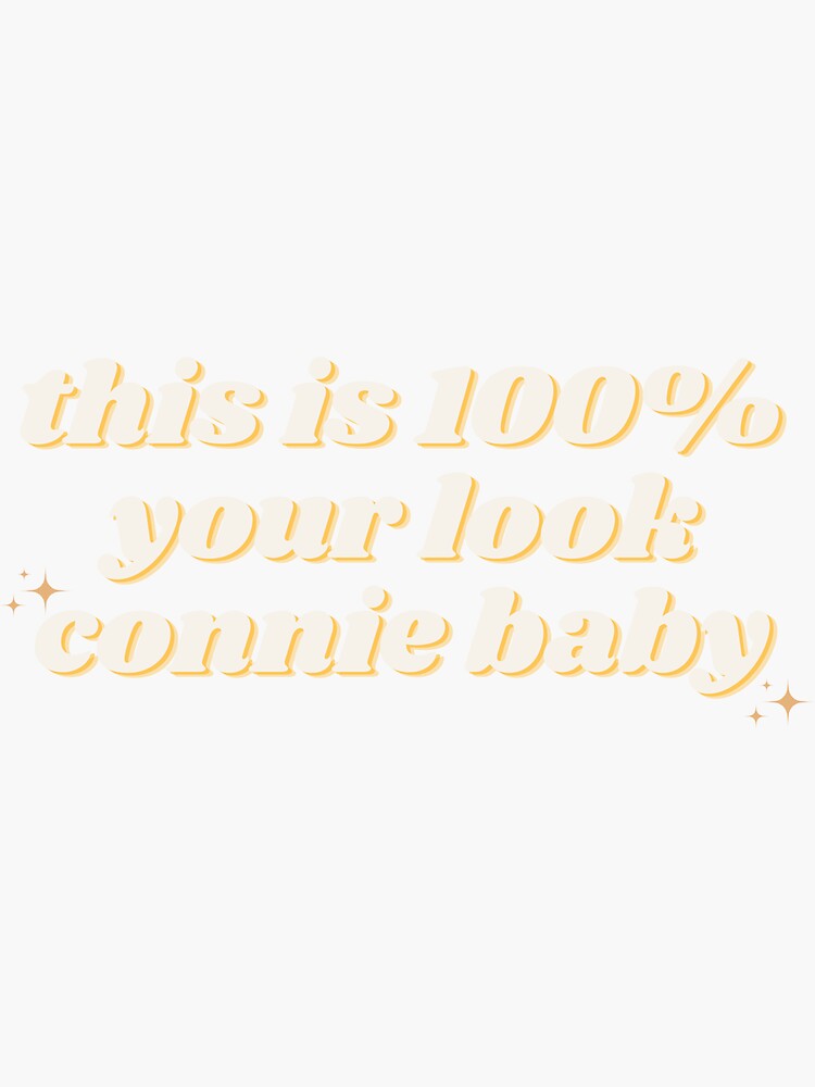 "connie baby" Sticker for Sale by lohtus | Redbubble