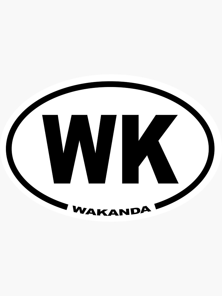 "Wakanda" Sticker for Sale by annaoze | Redbubble