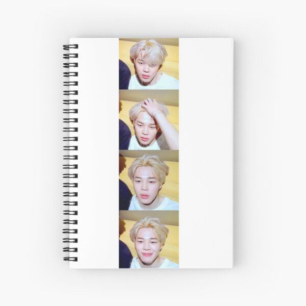 "JIMIN BTS" Spiral Notebook for Sale by BtsJikook | Redbubble