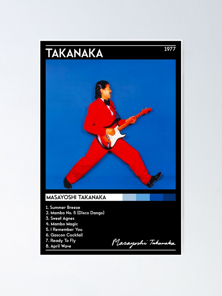 "Takanaka Album Cover - Masayoshi Takanaka | City Pop | 70s 80s 90s | Track List |" Poster for ...