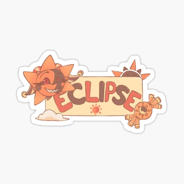 "Corrupt Eclipse" Sticker for Sale by Jazz-Beans | Redbubble