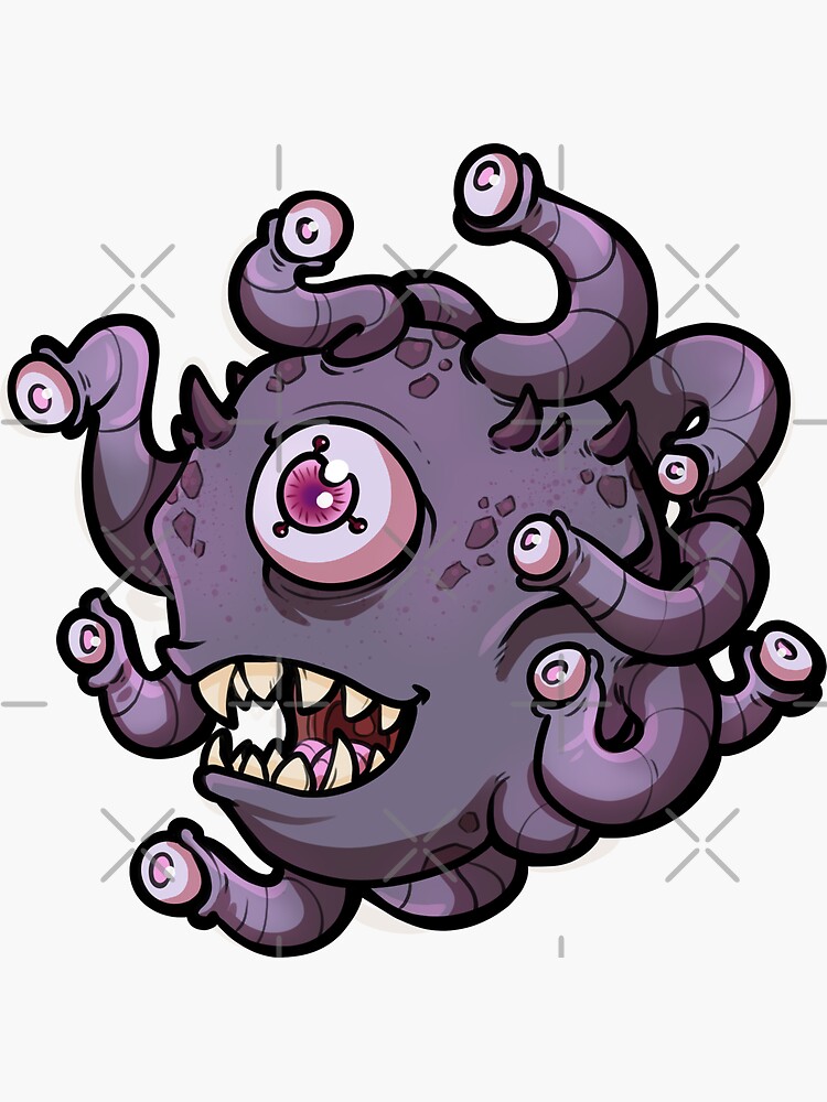 "Beholder" Sticker for Sale by RowscarasWares | Redbubble