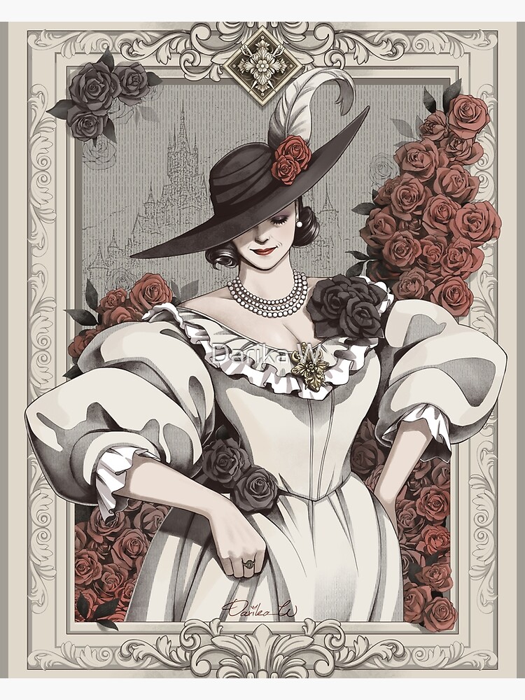 "Lady Dimitrescu rose queen" Photographic Print for Sale by Darika W ...