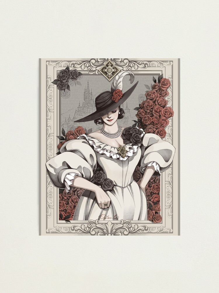 "Lady Dimitrescu rose queen" Photographic Print for Sale by Darika W ...