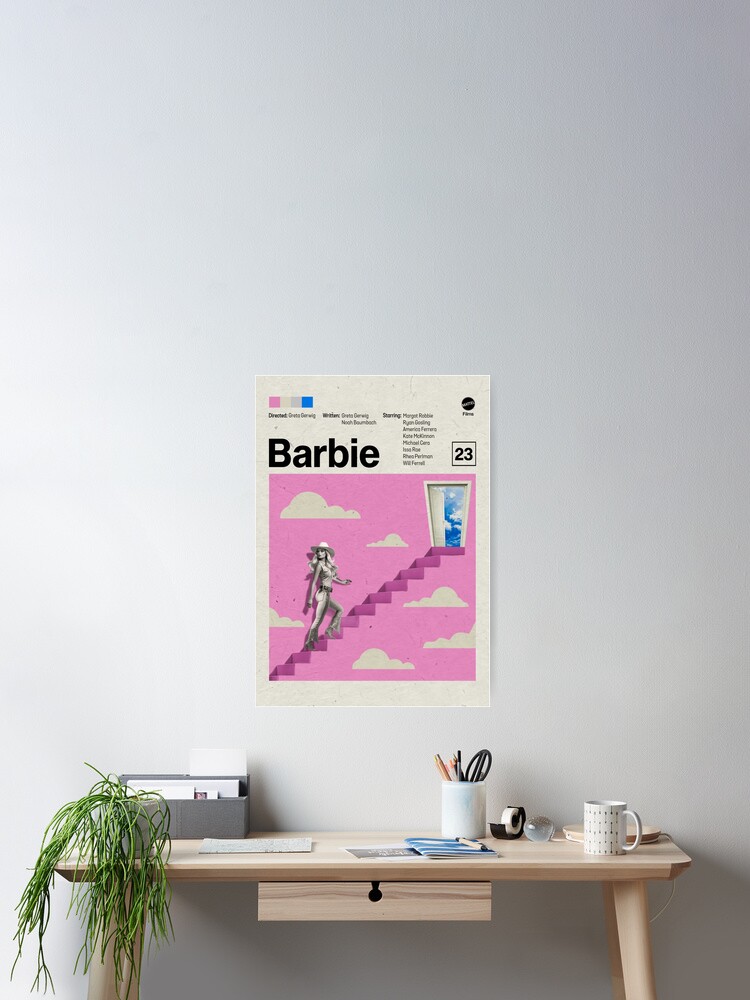 "Barbie Minimalist Poster" Poster for Sale by celsoverso | Redbubble