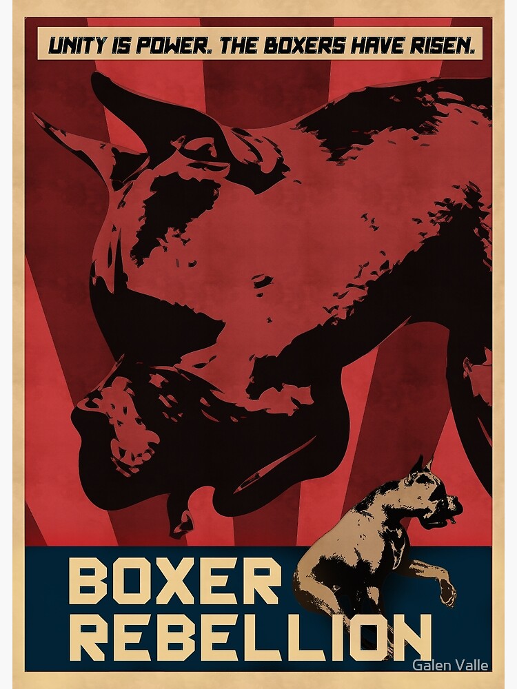 "Boxer Rebellion - Vintage Propaganda Poster Style Pop Art" Poster for ...