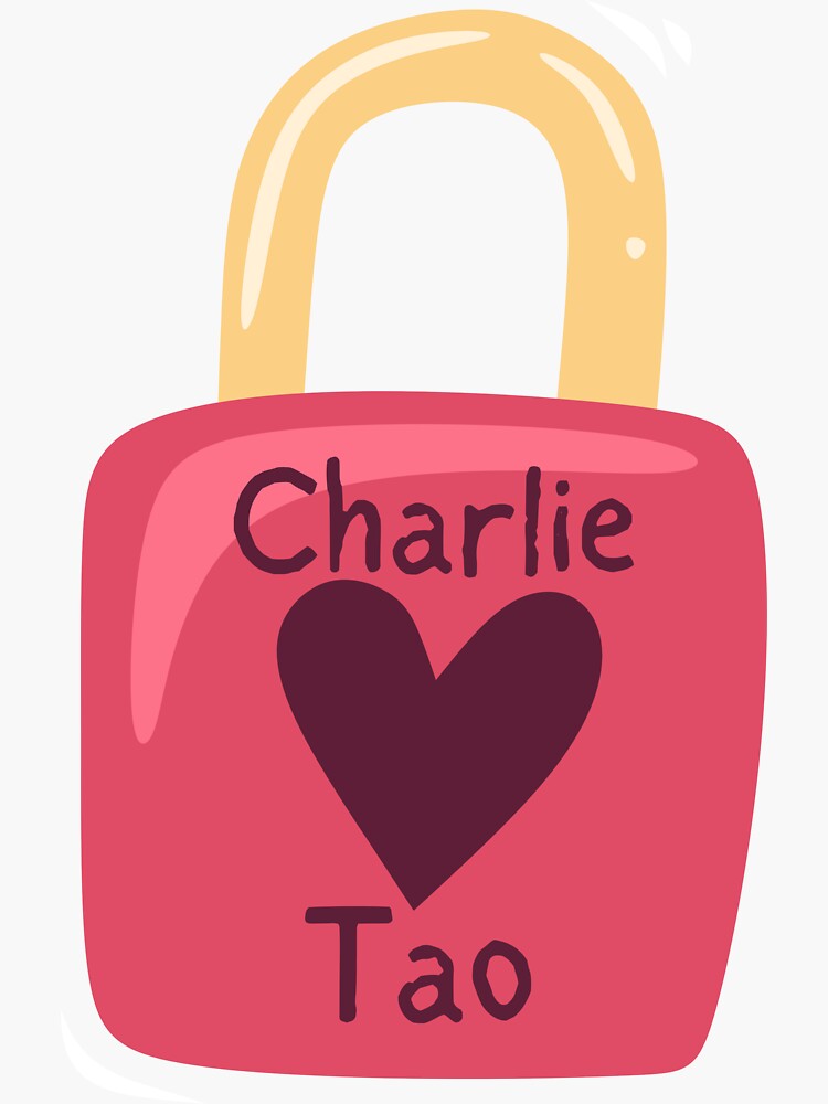 "Charlie and Tao Lock" Sticker for Sale by OscarAndOphelia | Redbubble