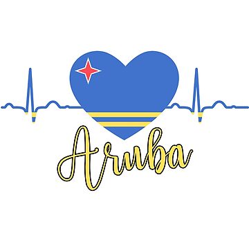 "heart Flag Of Aruba - Gift For Aruban From Aruba , aruba heart , aruba ...