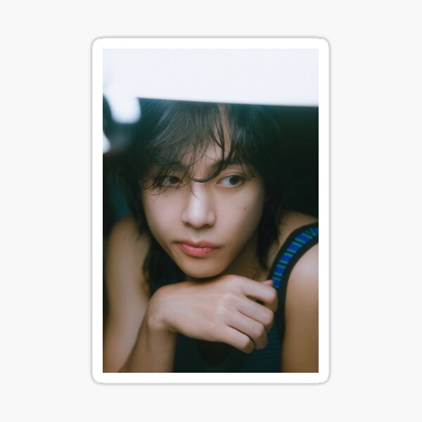 "V TAEHYUNG BTS 'Layover' " Sticker for Sale by kiratostudio | Redbubble