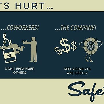 "ACCIDENTS HURT... - Portal Print Design" Sticker for Sale by ...