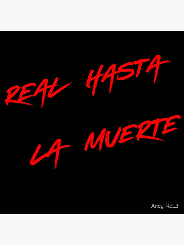 "Real Until Death Anuel AA" Sticker by Andy-4213 | Redbubble