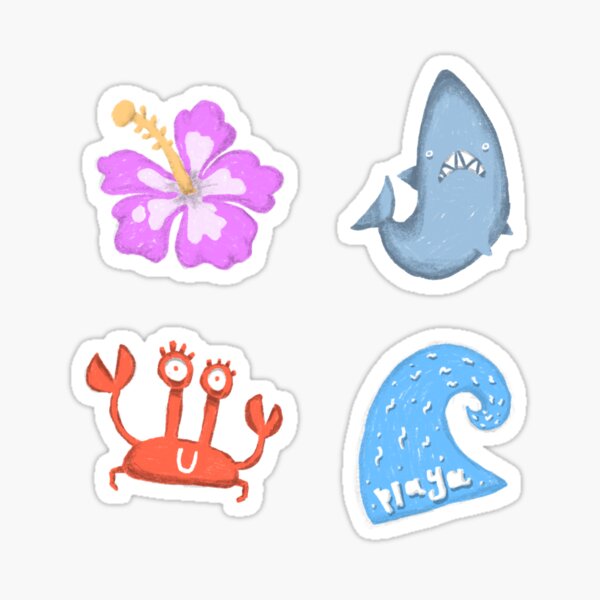 "Coconut girl aesthetic sticker pack " Sticker for Sale by Fadacota ...