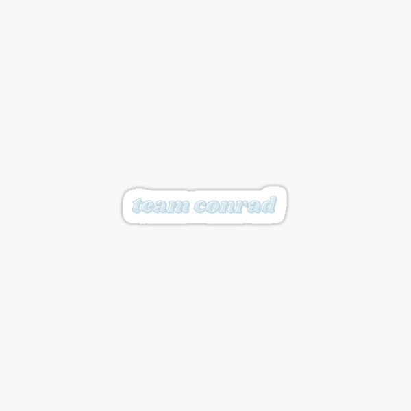 "team conrad" Sticker for Sale by lohtus | Redbubble