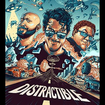"Distractible Merch Distractible" Poster for Sale by CasimiraSaxon ...