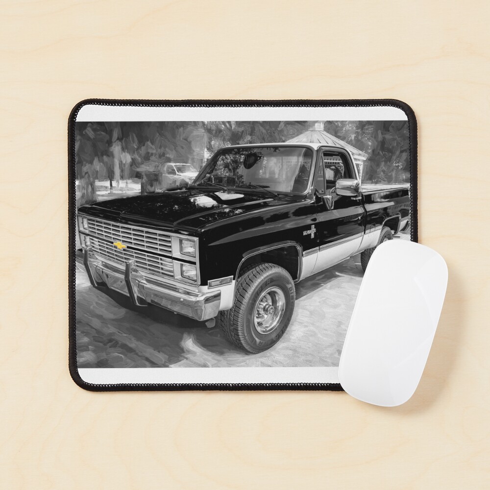 "1984 Black Chevrolet C10 Silverado Pick Up Truck X112" Poster for Sale ...