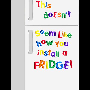 "bob's fridge" Sticker for Sale by CasimiraSaxon | Redbubble
