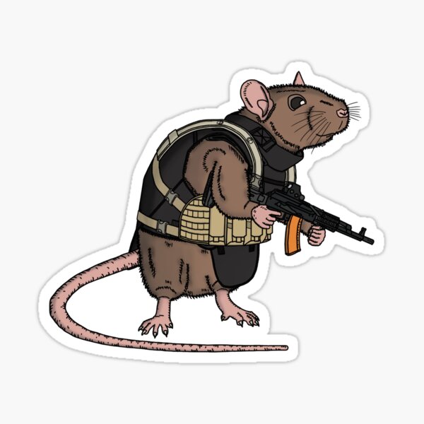 "Arnold, The Meta Rat (Print Ver.)" Sticker for Sale by AA2Battery ...