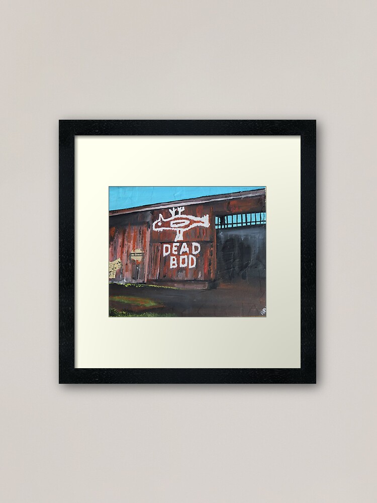 "Tribute to Dead Bod" Framed Art Print for Sale by golan22may | Redbubble