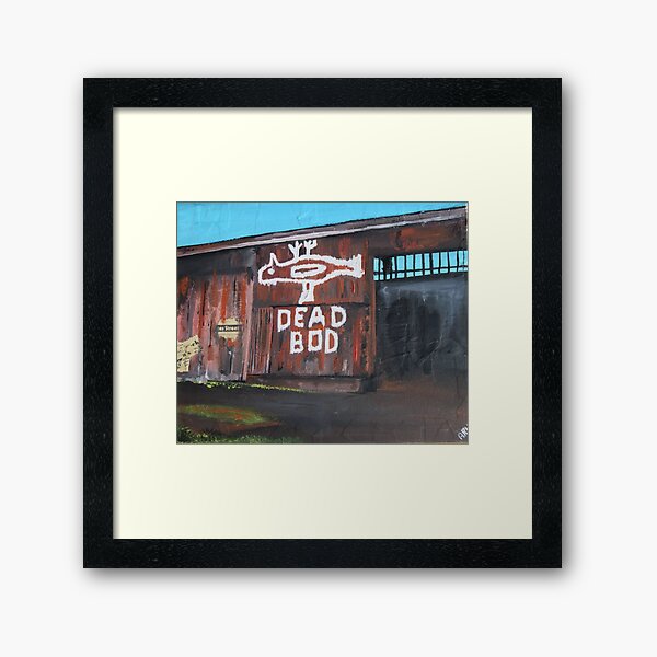 "Tribute to Dead Bod" Framed Art Print for Sale by golan22may | Redbubble