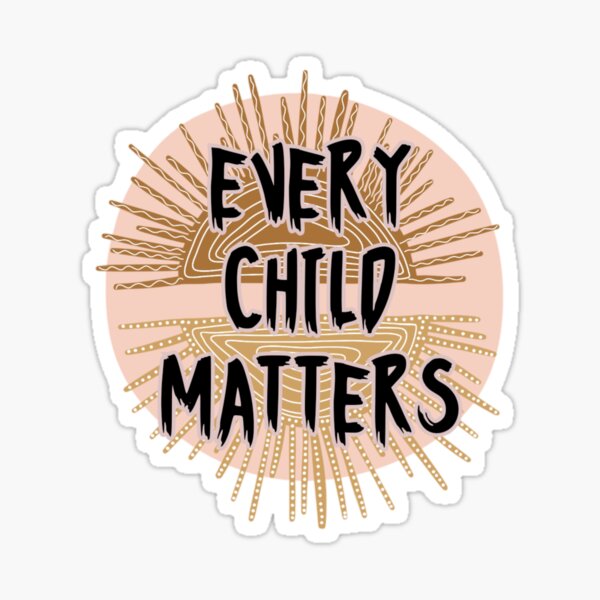 "Every child matters" Sticker for Sale by Heba44 | Redbubble