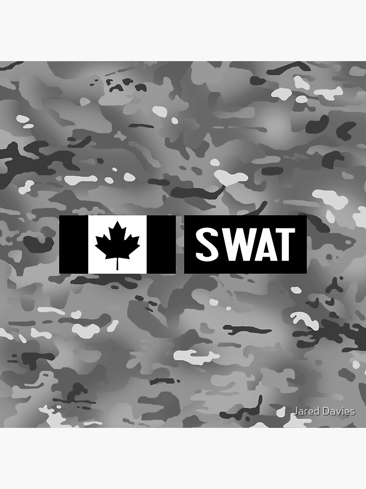 "Canadian SWAT: Urban Camouflage" Sticker by MilitaryCandA | Redbubble