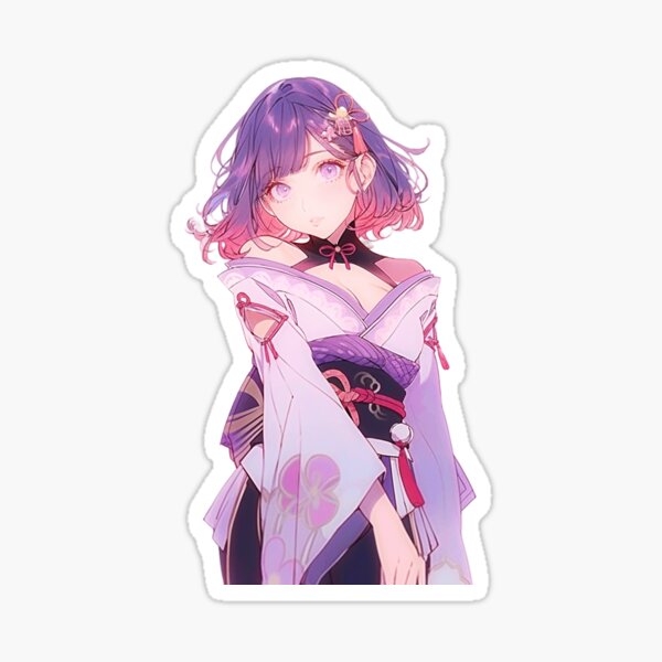 "Raiden Shogun" Sticker for Sale by KLYPStickers | Redbubble