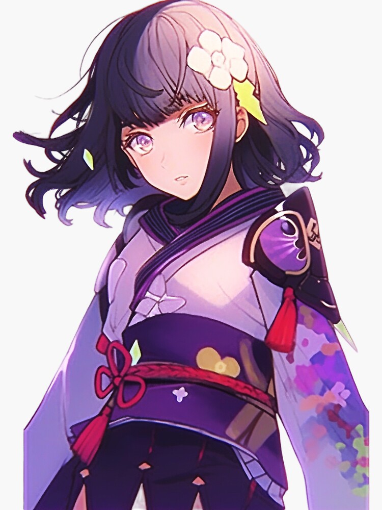 "Raiden Shogun" Sticker for Sale by KLYPStickers | Redbubble