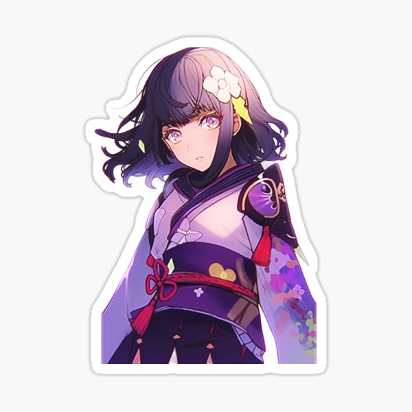 "Raiden Shogun" Sticker for Sale by KLYPStickers | Redbubble