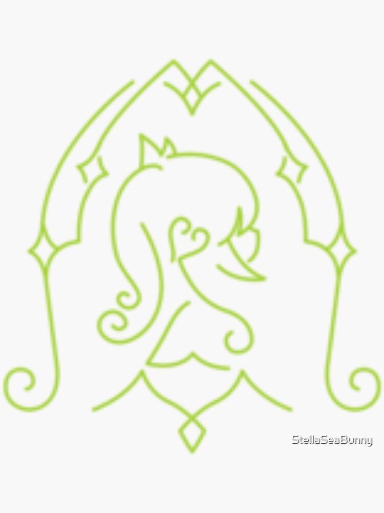 "Nahida Constellation" Sticker for Sale by StellaSeaBunny | Redbubble