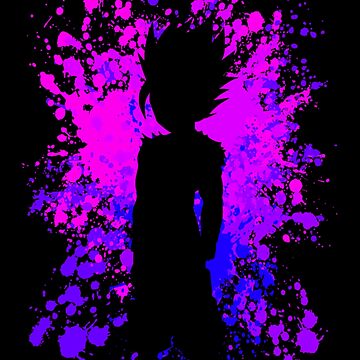 "Gohan Inspired Paint Splatter Anime " Sticker for Sale by vbziwahlha47 ...
