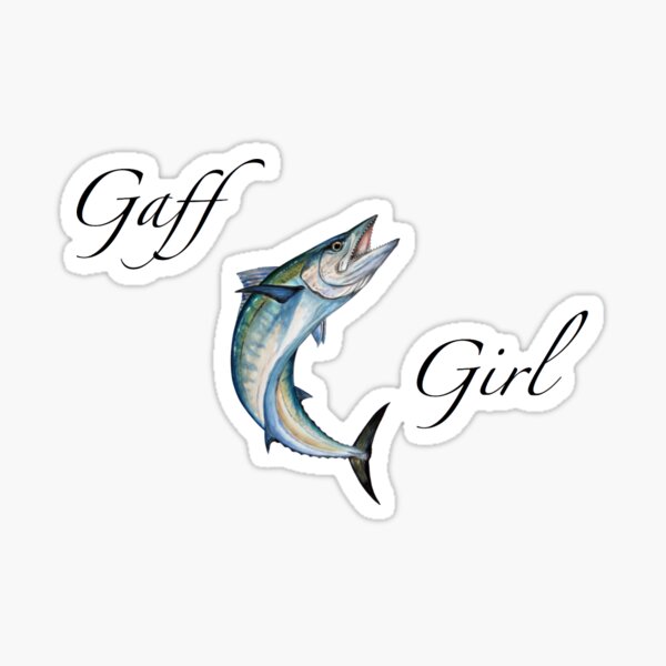 "gaff girl kingfish" Sticker by laureldavid | Redbubble