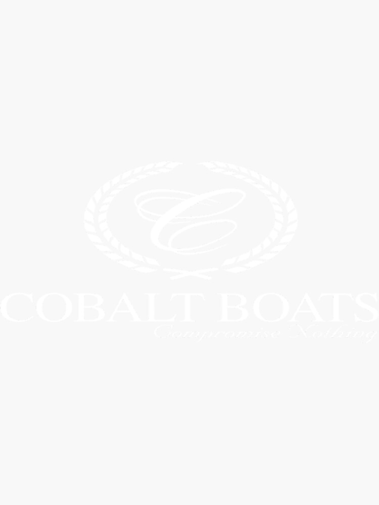 "Cobalt Boats Logo " Sticker for Sale by SUSANILLIAMS | Redbubble