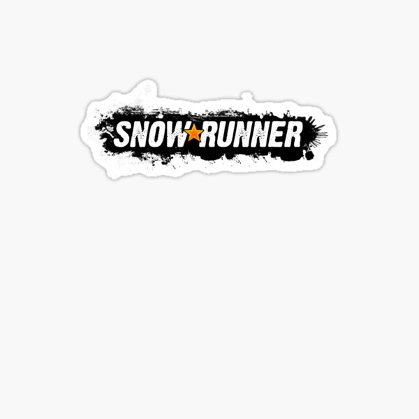"Snowrunner Title Screen Logo " Sticker for Sale by Judeeling | Redbubble