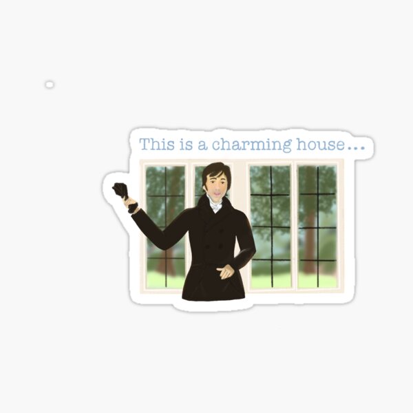 "Awkward Greeting" Sticker for Sale by ElizaJaneAsnip | Redbubble