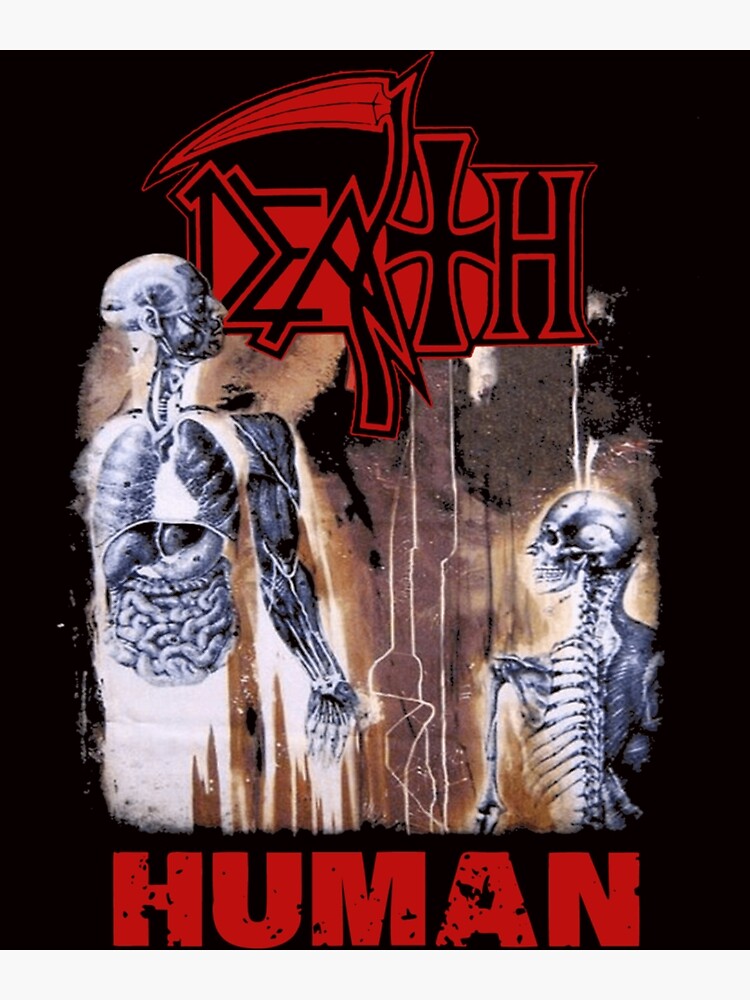 "Death Human " Poster for Sale by MayaGarner | Redbubble