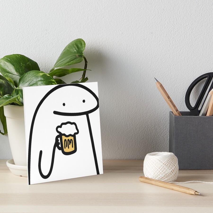 "Flork with Beer" Poster by YChangShop | Redbubble