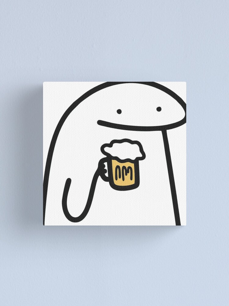 "Flork with Beer" Canvas Print by YChangShop | Redbubble