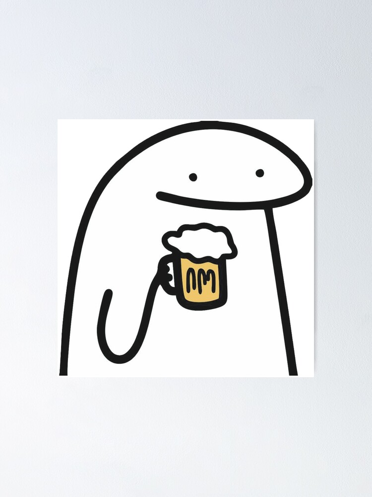 "Flork with Beer" Poster by YChangShop | Redbubble