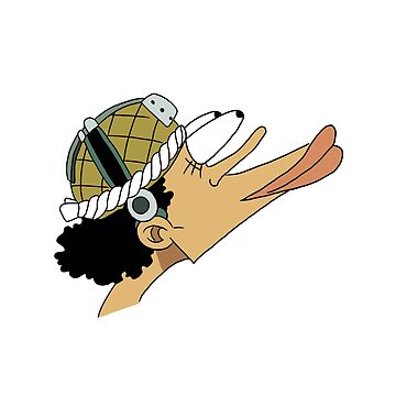 "Usopp funny face" Sticker for Sale by 989- | Redbubble