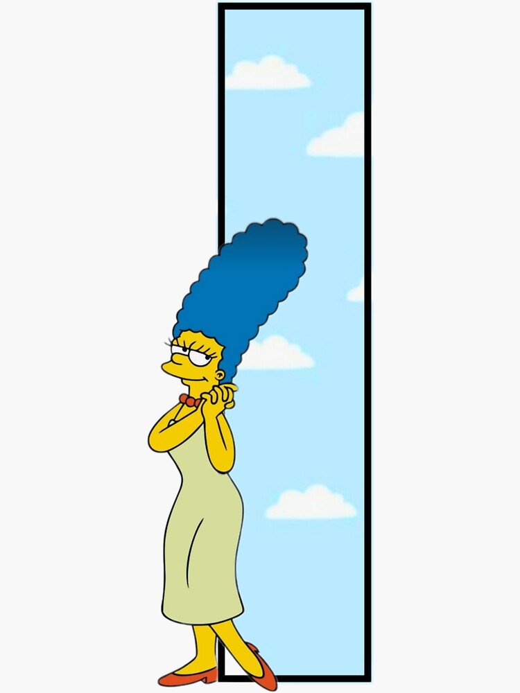 "Simpsons letter" Sticker for Sale by ZoeBaruch | Redbubble