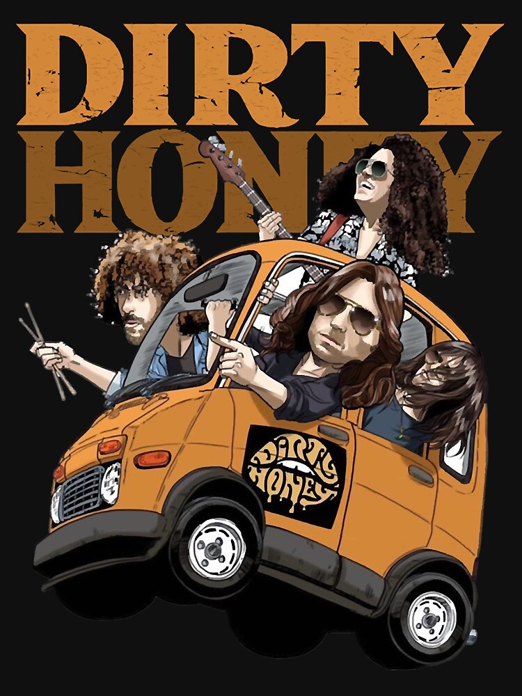 "DIRTY HONEY BAND" Essential T-Shirt for Sale by Erialdwell | Redbubble