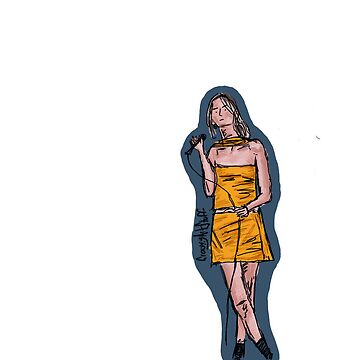 "Wolf Alice - Ellie Rowsell" Sticker for Sale by GroovyArtStuff | Redbubble